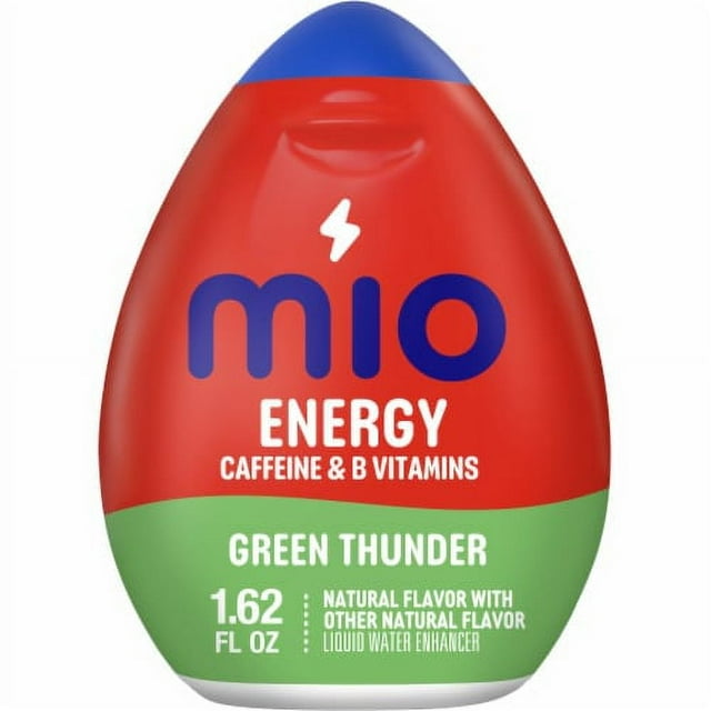 2X-Mio Energy Green Thunder Naturally Flavored Liquid Water Enhancer ...
