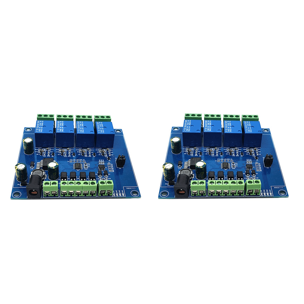 2X Modbus RTU 4 Way Relay Module 7-24V Relay Module Switch RS485/TTL ...