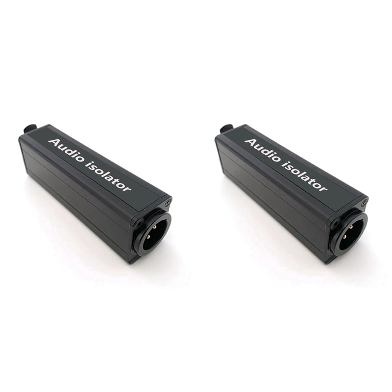2X Mono Common Ground Audio Isolator Acoustic Noise Filtering to ...