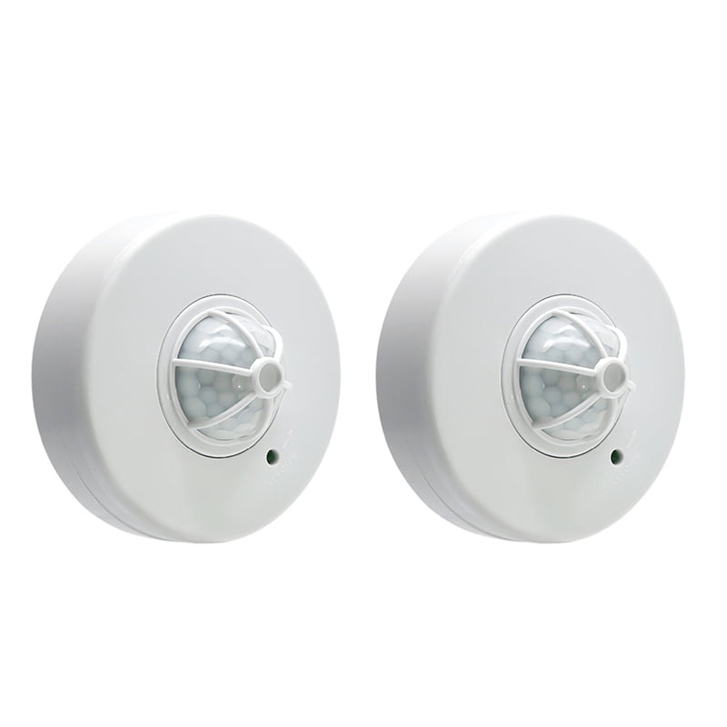 2X Motion Sensor,3 Detectors 360 Degree Ceiling PIR Movement Sensor Light Switch 110-240V for ...