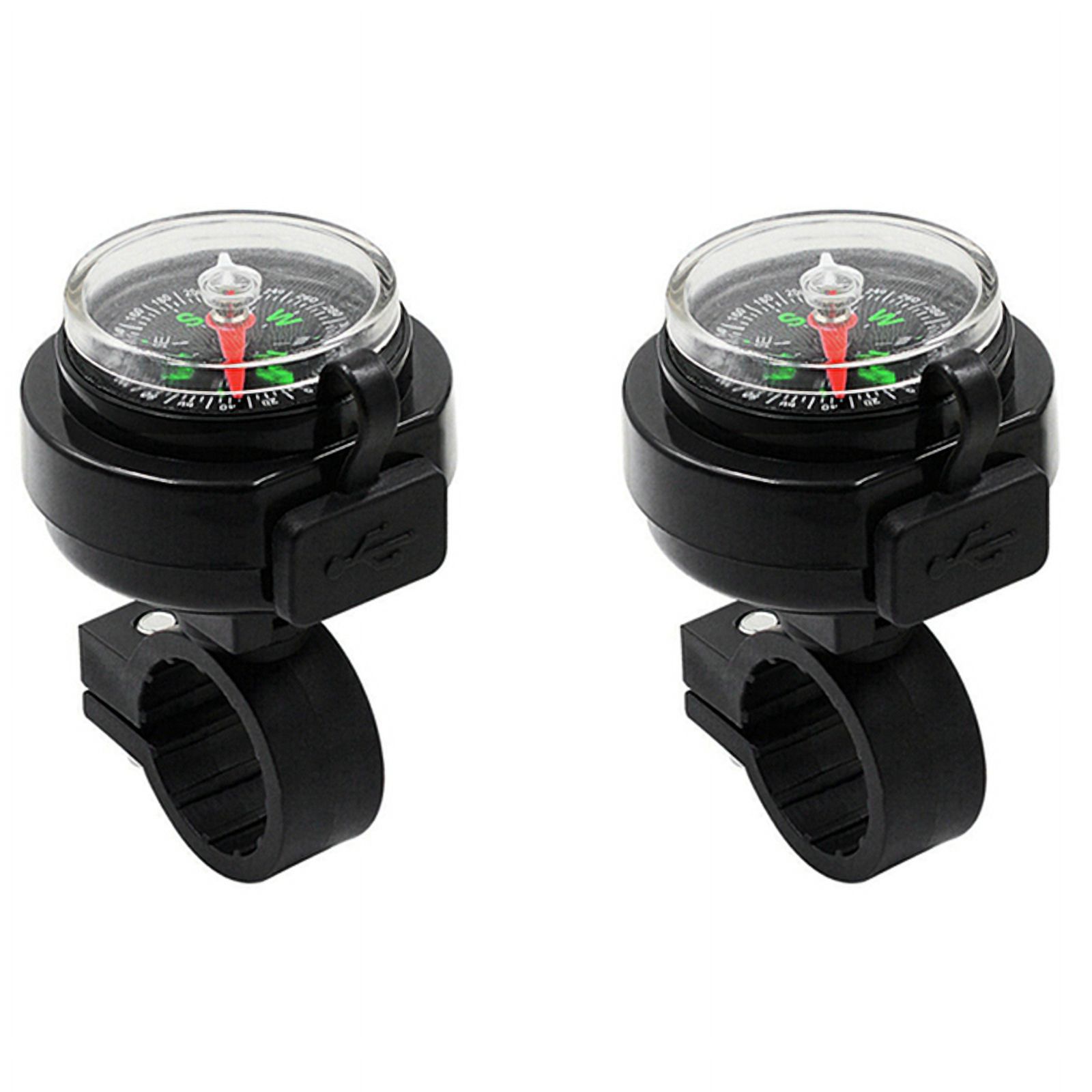 2X Motorcycle Compass Charger USB Waterproof Navigation Fast Charging ...