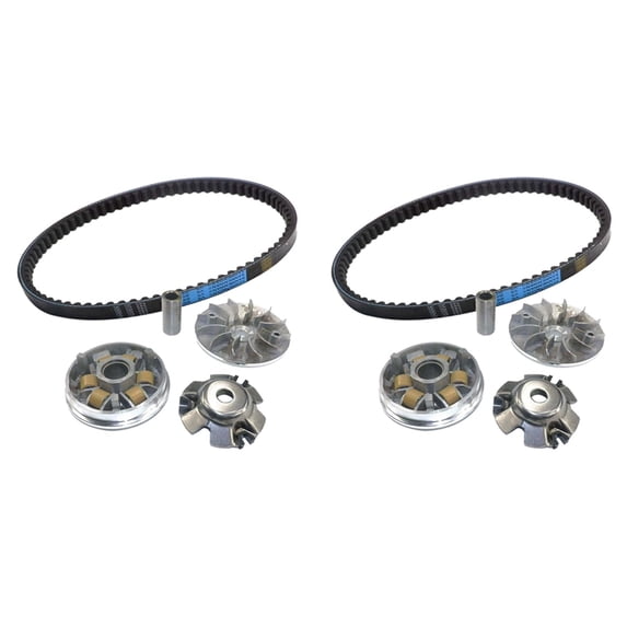 2X Motorcycle Engine Clutch Transmission Kit Front Belt for GY6 125Cc ...