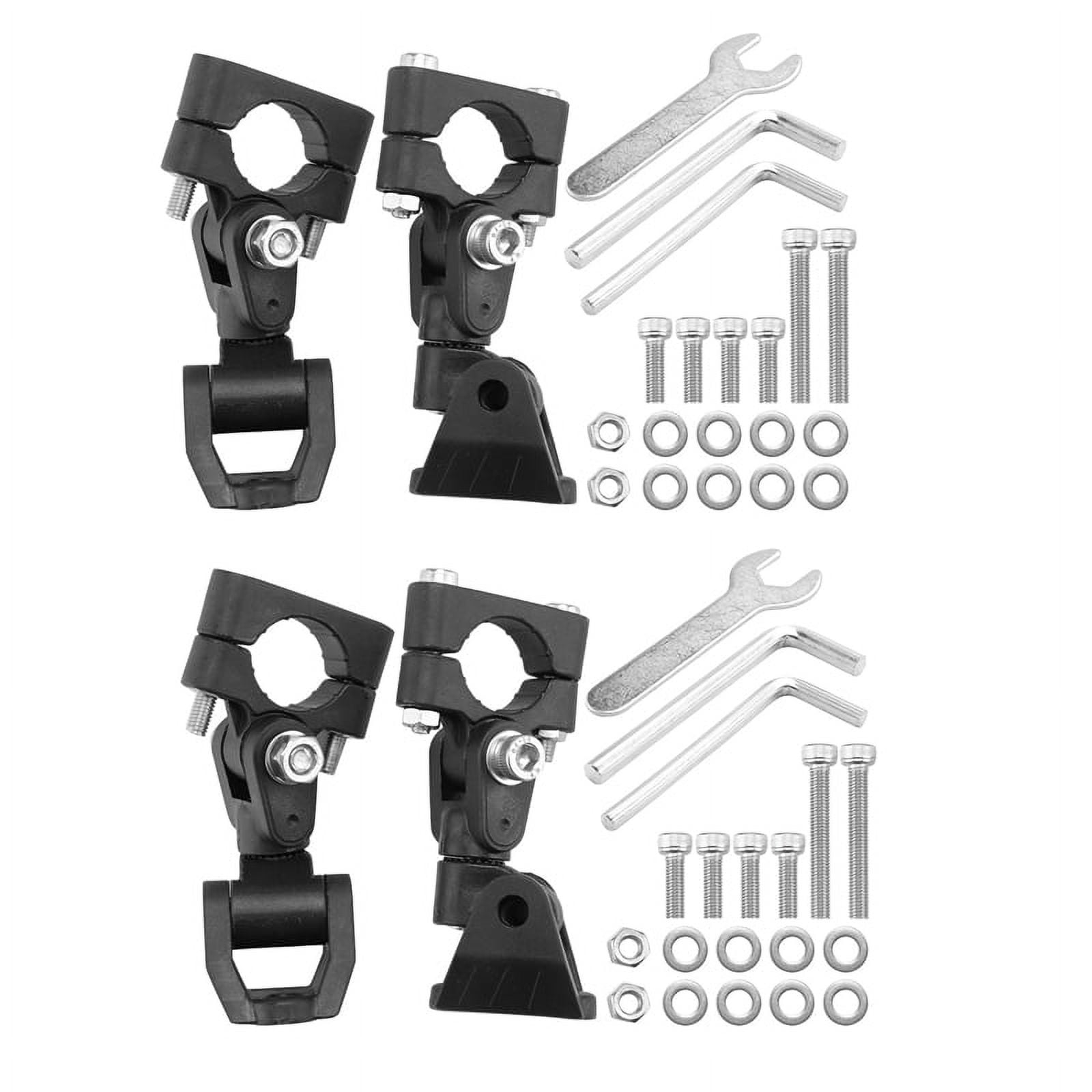 2X Motorcycle Spotlight Fixing Bracket Fog Lamp Mounting Bracket LED ...