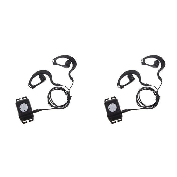 2X Mp3 for Swimming Waterproof MP3 Player with Earphone FM Mp3 for ...