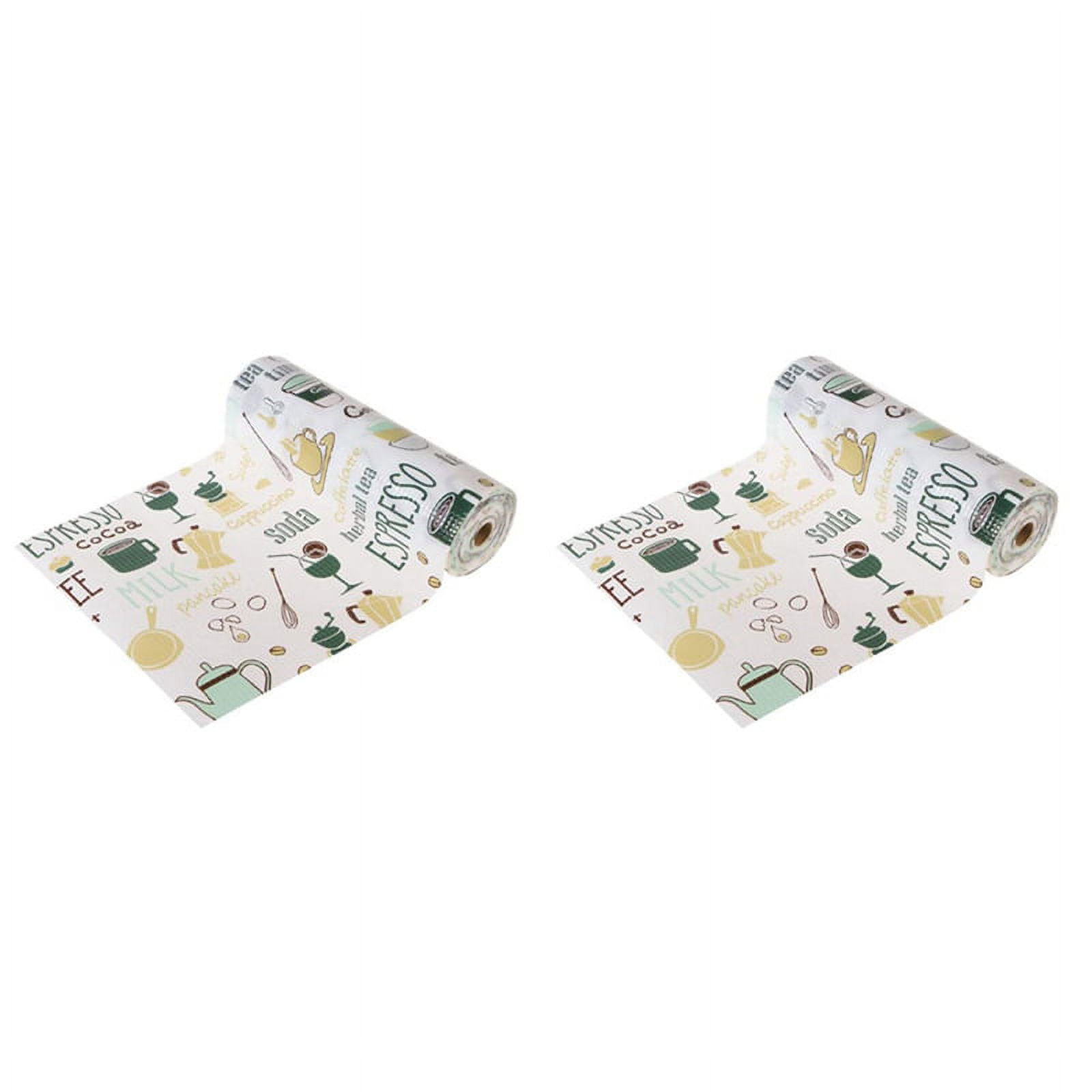 2X Multi-Function Drawer Shelf Liner Foam Paper for Kitchen Cabinets ...