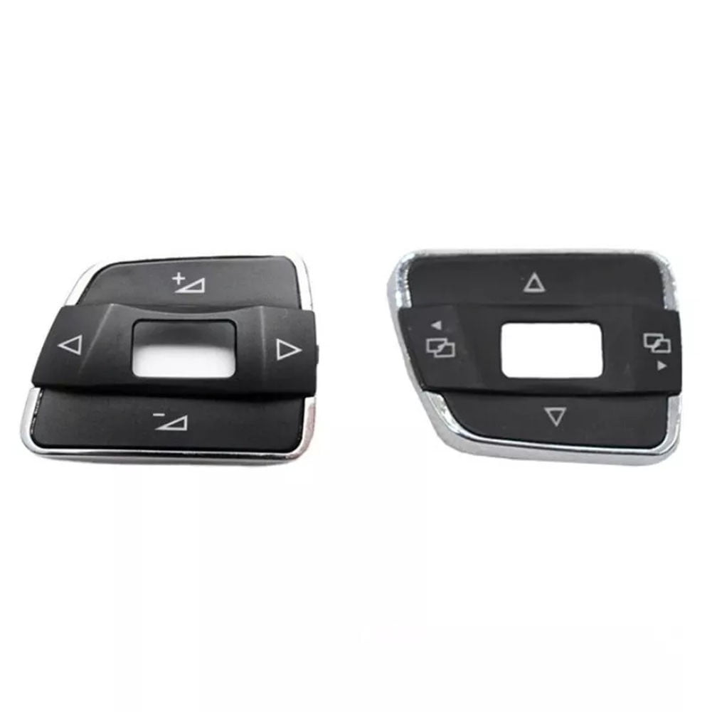 2X Multifunction Steering Wheel Volume Switch Button Trim Cover For ...