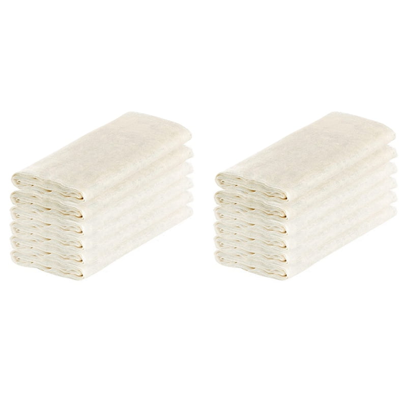 2X Muslin Cloths for Cooking, Unbleached Cheese Cloths,Cotton Reusable ...