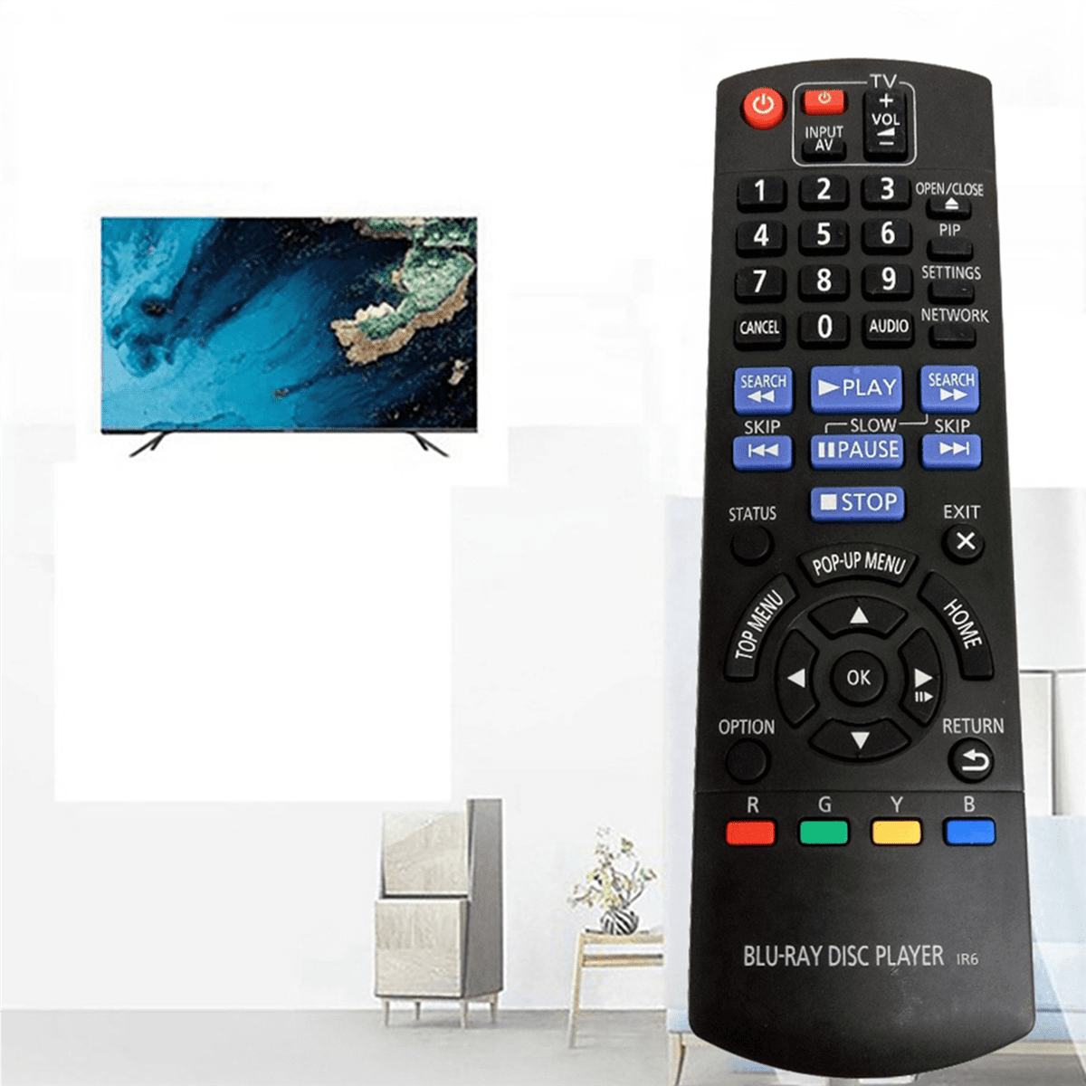 2X N2QAYB000736 Remote Control for Blu-Ray Player Remote Control ...