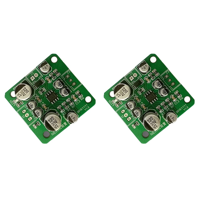 2X NE5532 OP-AMP Pre-Amplifier Tone Board Dual Channel Preamp Board ...
