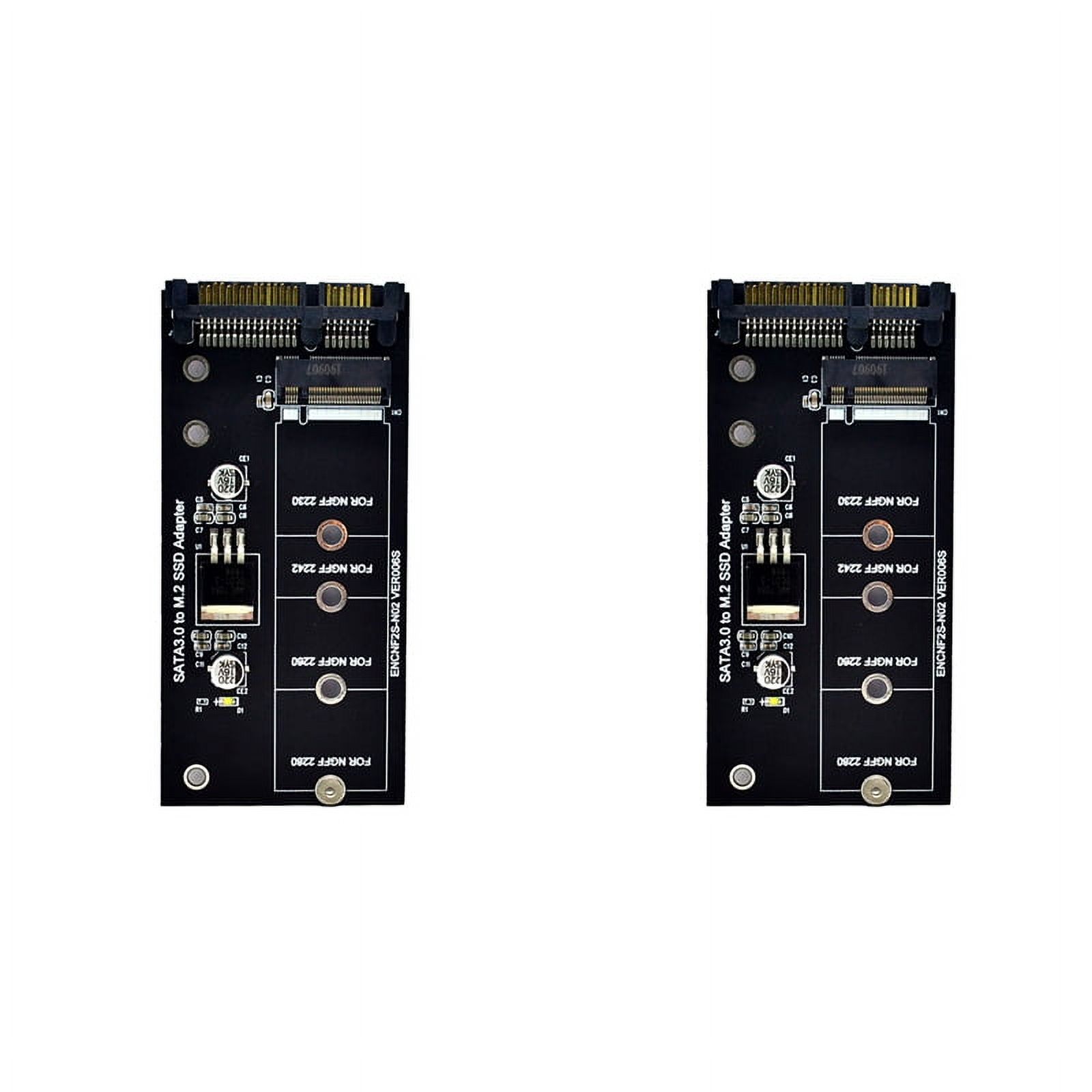 2X NGFF M.2 Adapter M2 SATA3 Raiser M.2 to Adapter SSD M2 to Expansion ...