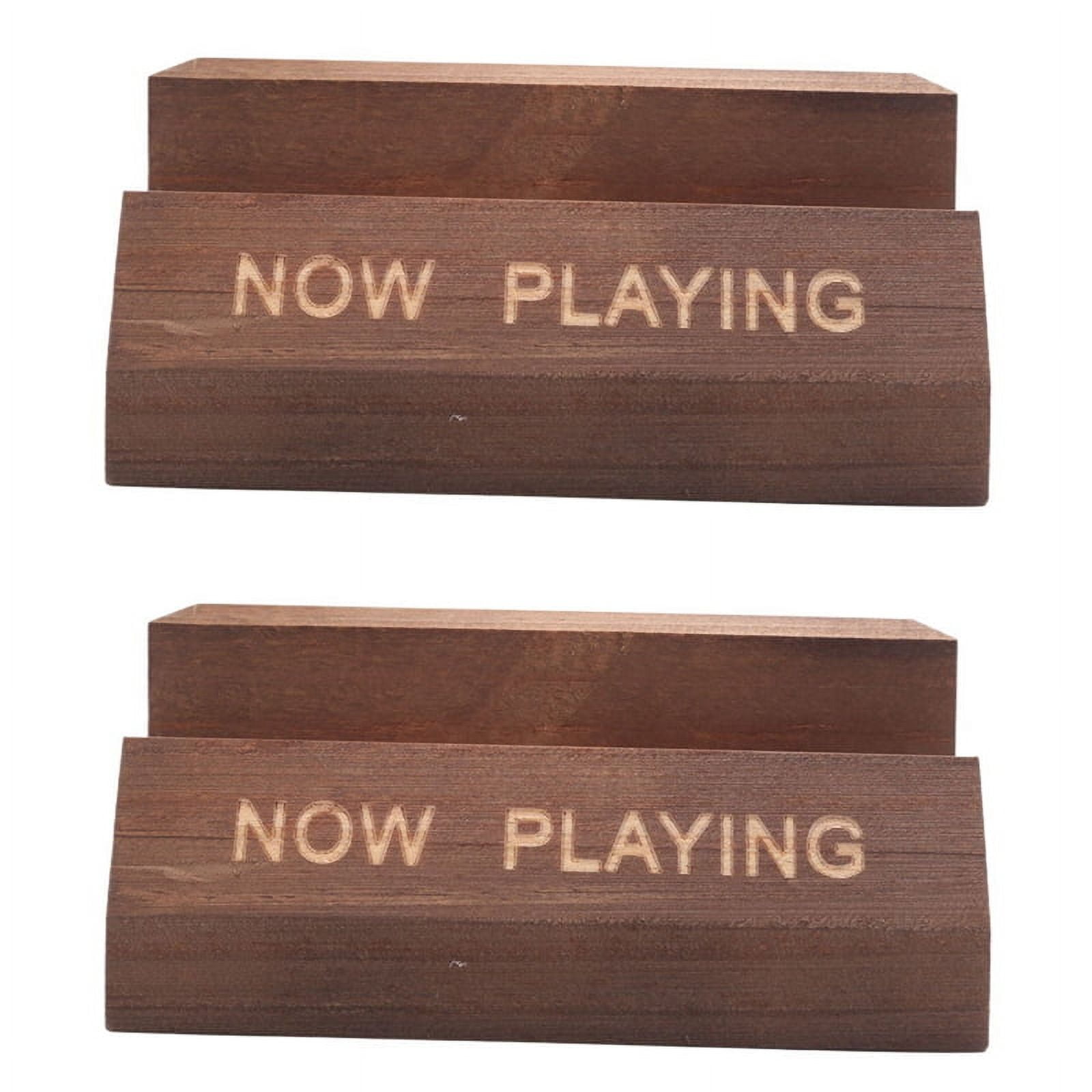 2X NOW Playing Vinyl Record Stand Vinyl Record Holder Display Wood ...