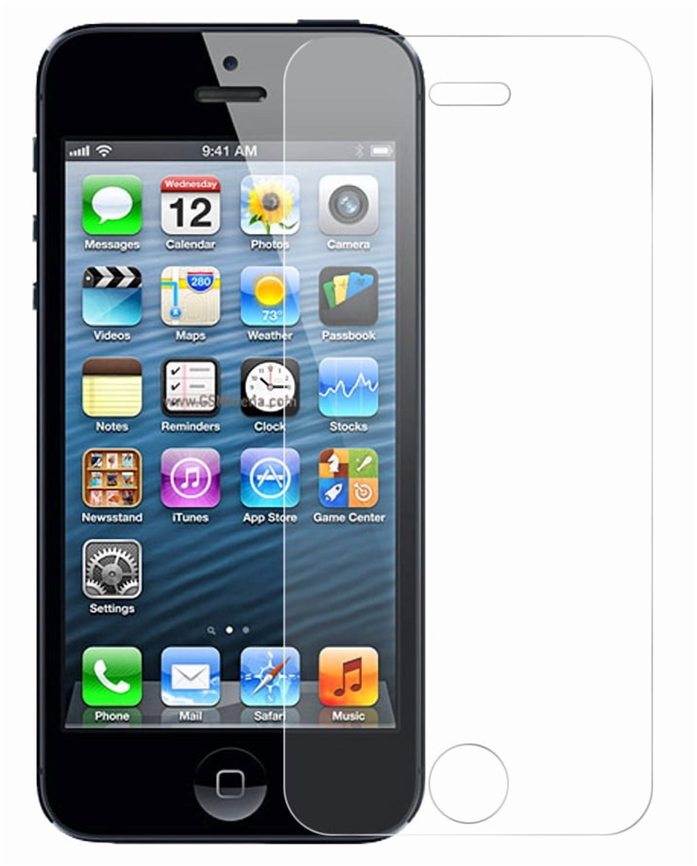 2X Nakedcellphone 9H Hard Tempered Glass Clear Screen Protector Guard ...