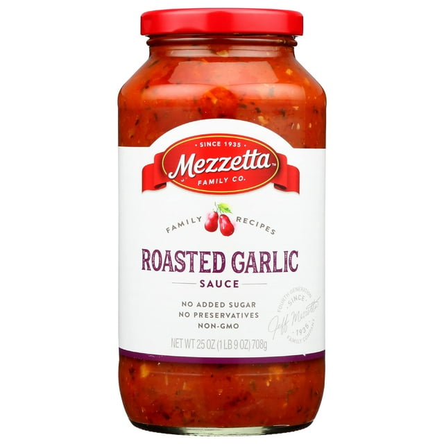 2X-Mezzetta Roasted Garlic Pasta Sauce - 25 oz - Walmart.com