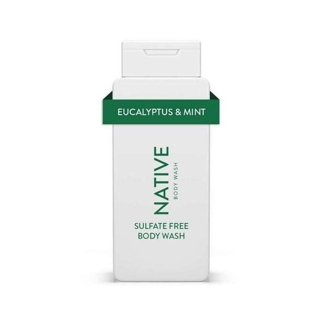 2X - Native Body Wash - Eucalyptus Mint - Sulfate Free - 18 fl oz - Walmart.com