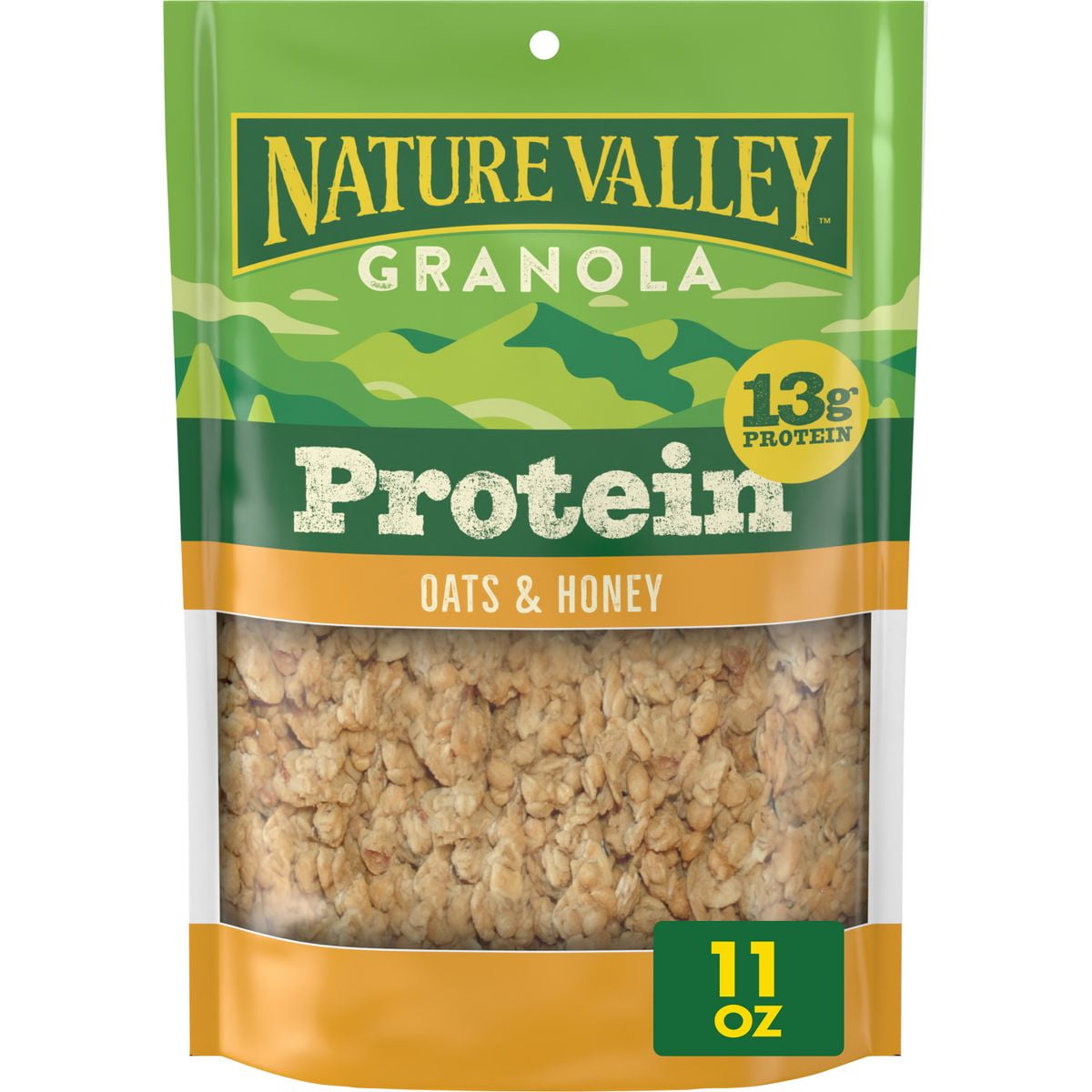 2x-Nature Valley Protein Oats 'n Honey Crunchy Granola - 11oz - Walmart.com