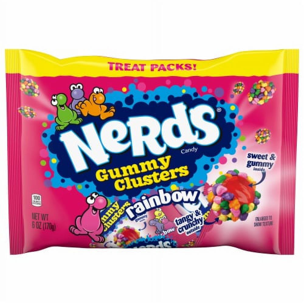 2X-Nerds Gummy Clusters Halloween Candy - 6 oz - Walmart.com
