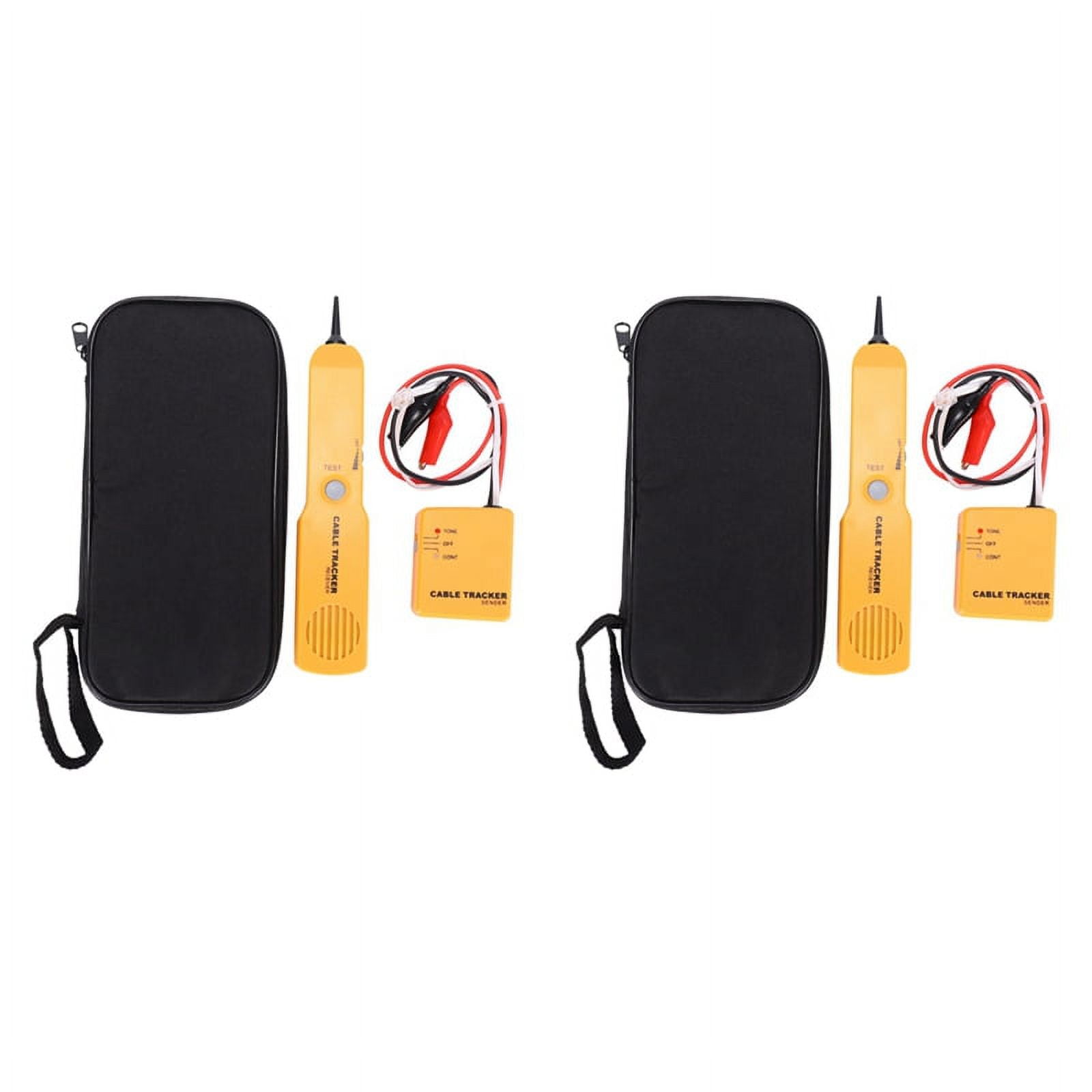 2X Network Cable Tester, Portable Telephone Line Finder RJ11 Network ...