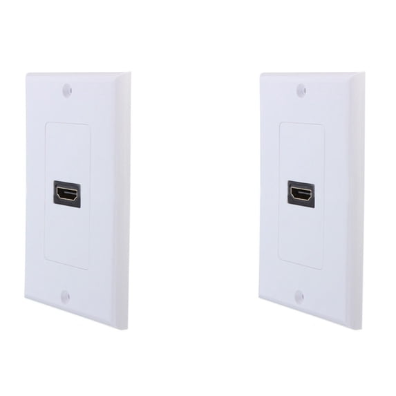 2X New 1-Port Wall Face Plate Panel Cover Coupler Outlet Extender 3D ...