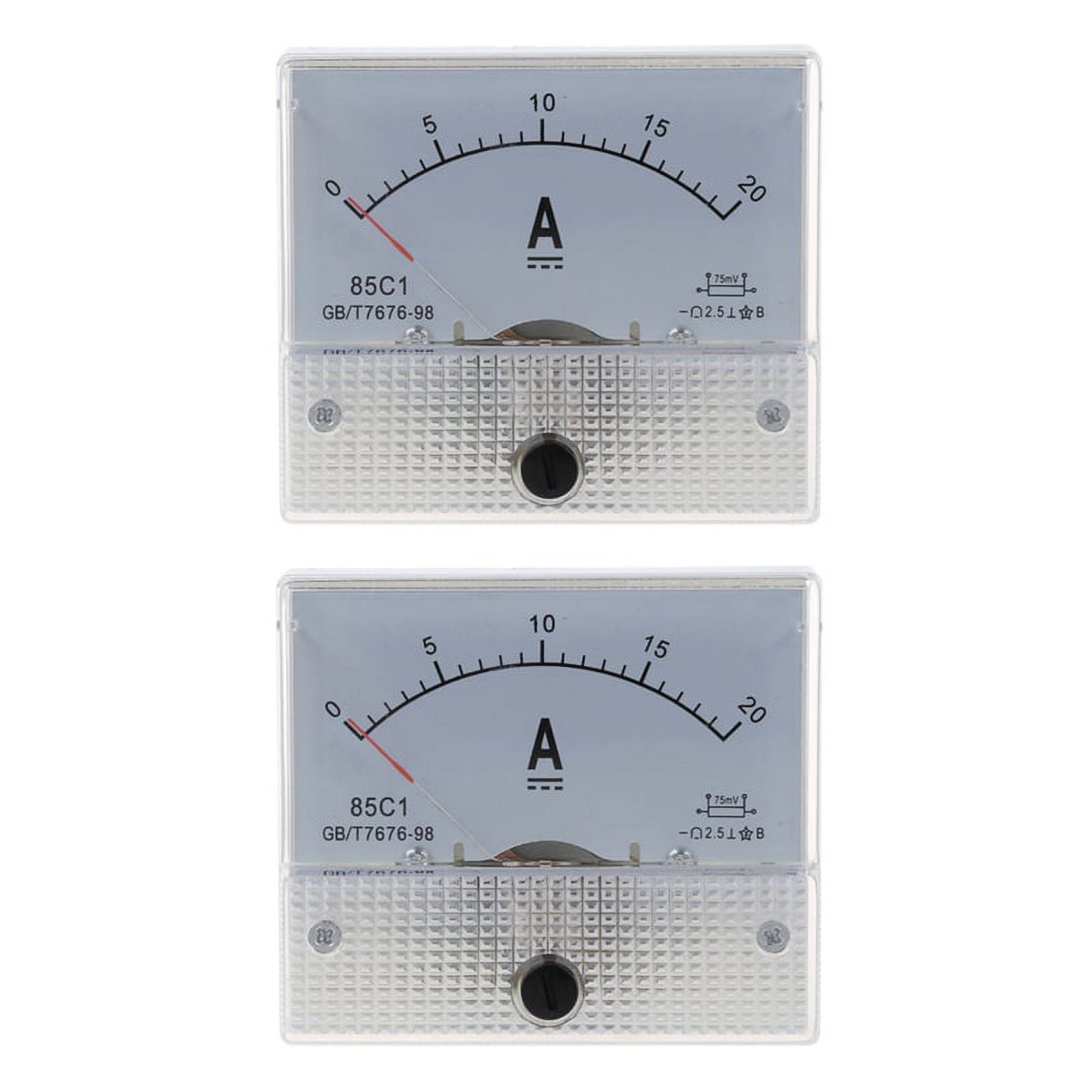 2X New 20A Analog Ampere Panel Meter Current Amp - Walmart.com