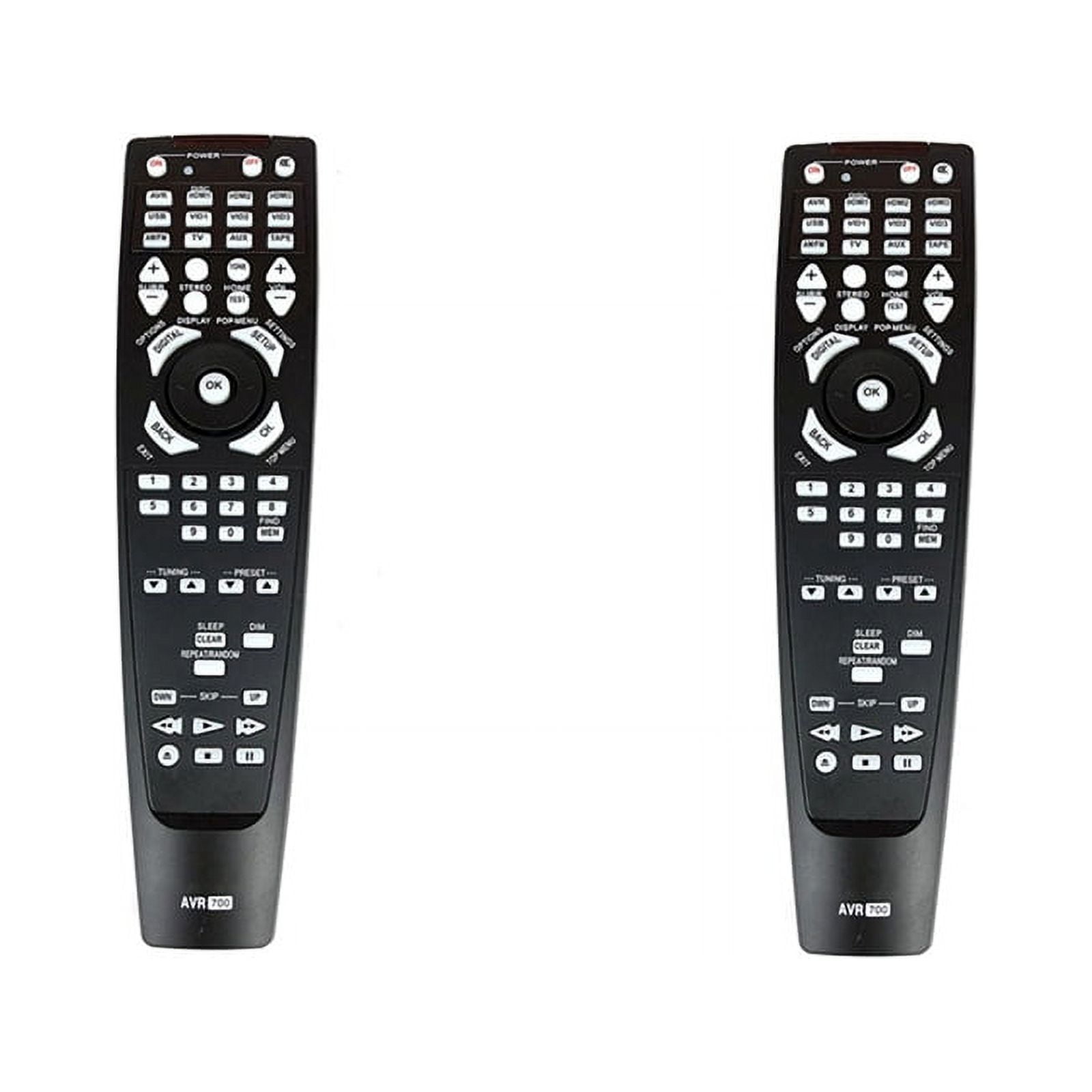 2X New AVR-700 for /Kardon AVR700 Audio Receiver Remote Control for ...
