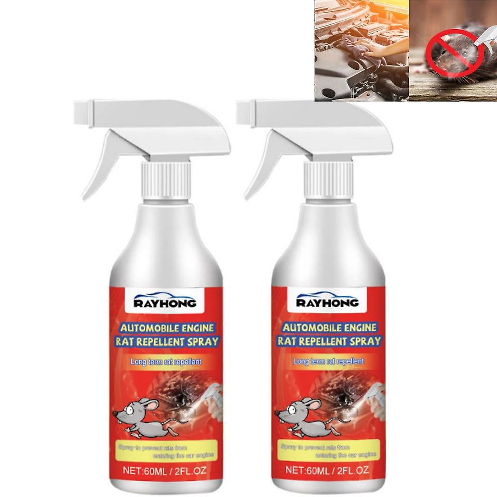 2X New Automobile Engine Rat Mouse Repellent Spray Natural Vehicle ...