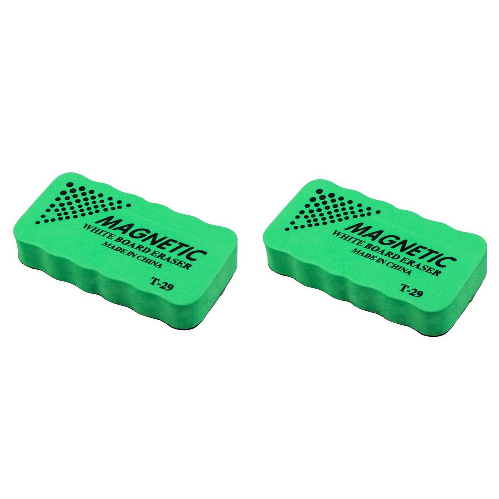 2X New Magnetic Board Eraser Drywipe Marker Cleaner Office Whiteboard ...