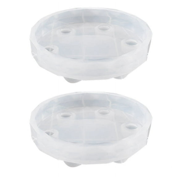 2X New Mini Resin Table Mold Silicone Mold Epoxy Mold Exhibition Table ...
