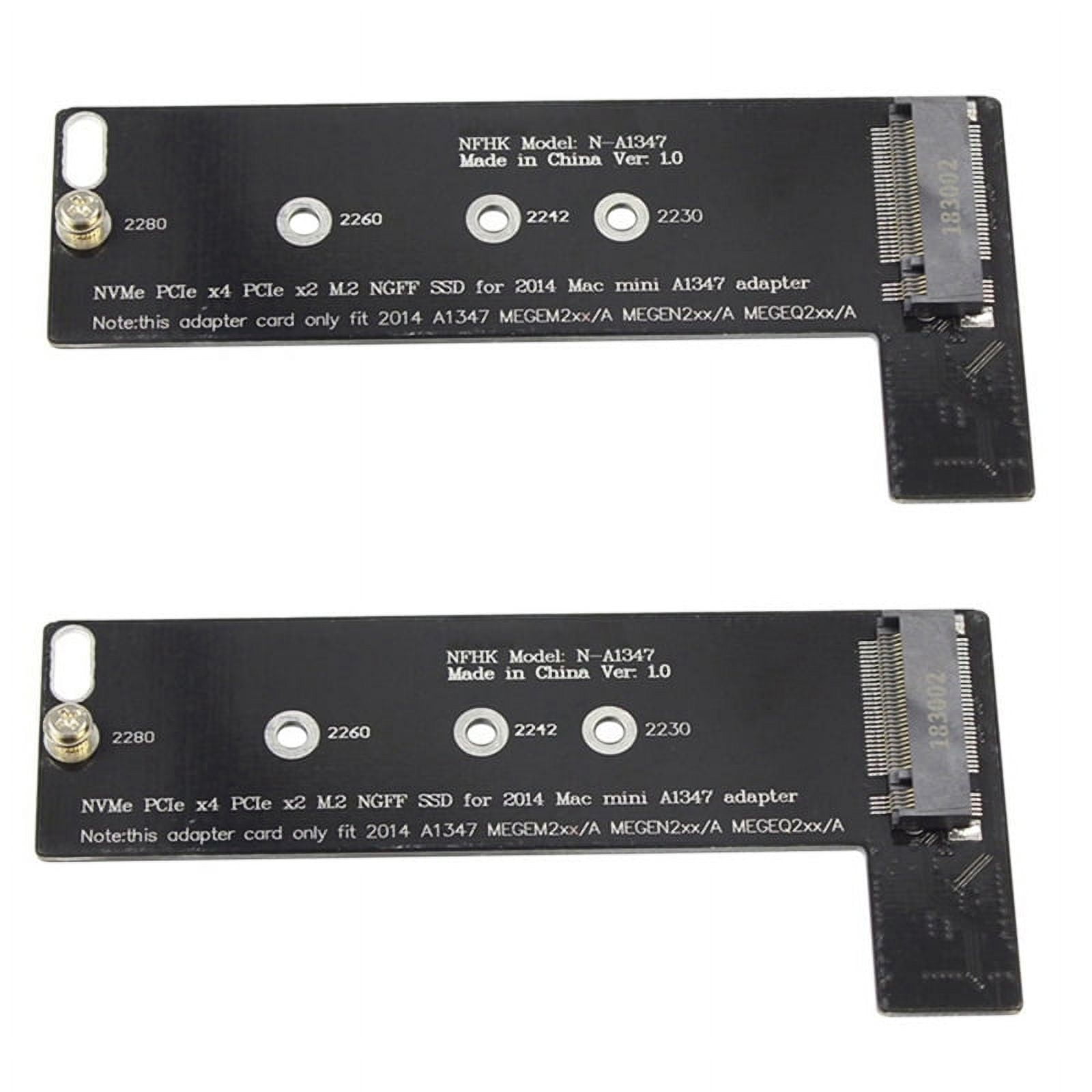 2X New NVMe M2 SSD Converter Card to for Apply Mini 2014 A1347 MEGEN2 ...