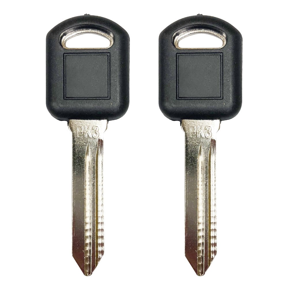 2X New Uncut Chip Transponder Car Key B97 for Chevy Buick Cadillac ...