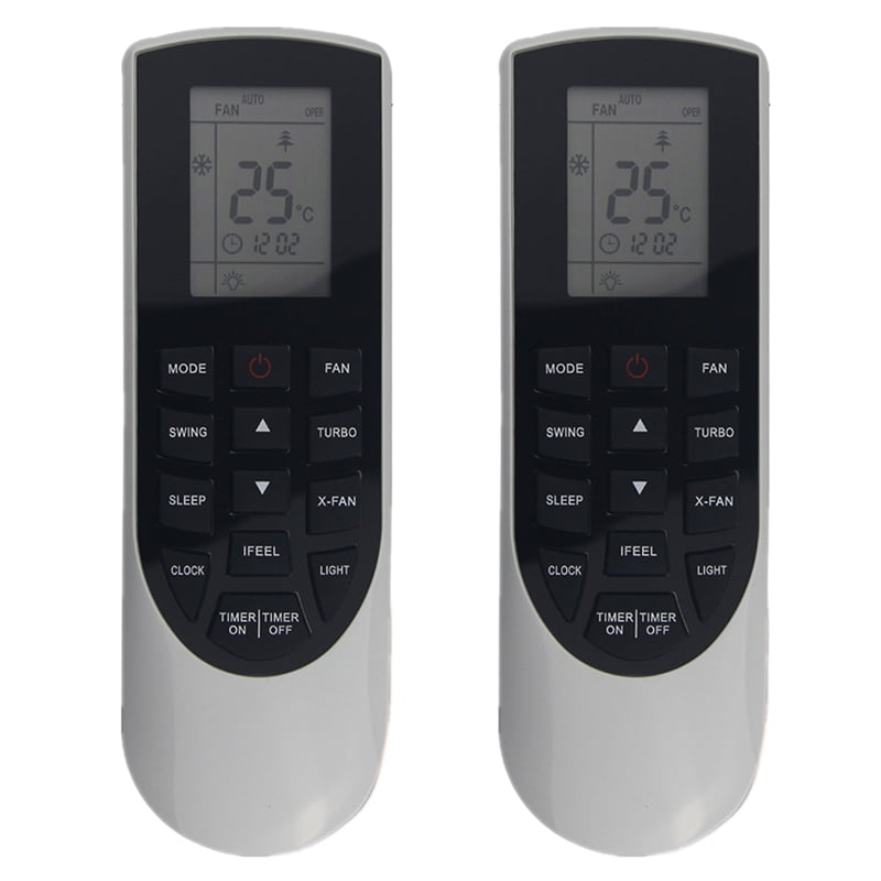2X New YAN1F1 Air Conditioner Remote Control Replacement for Air ...