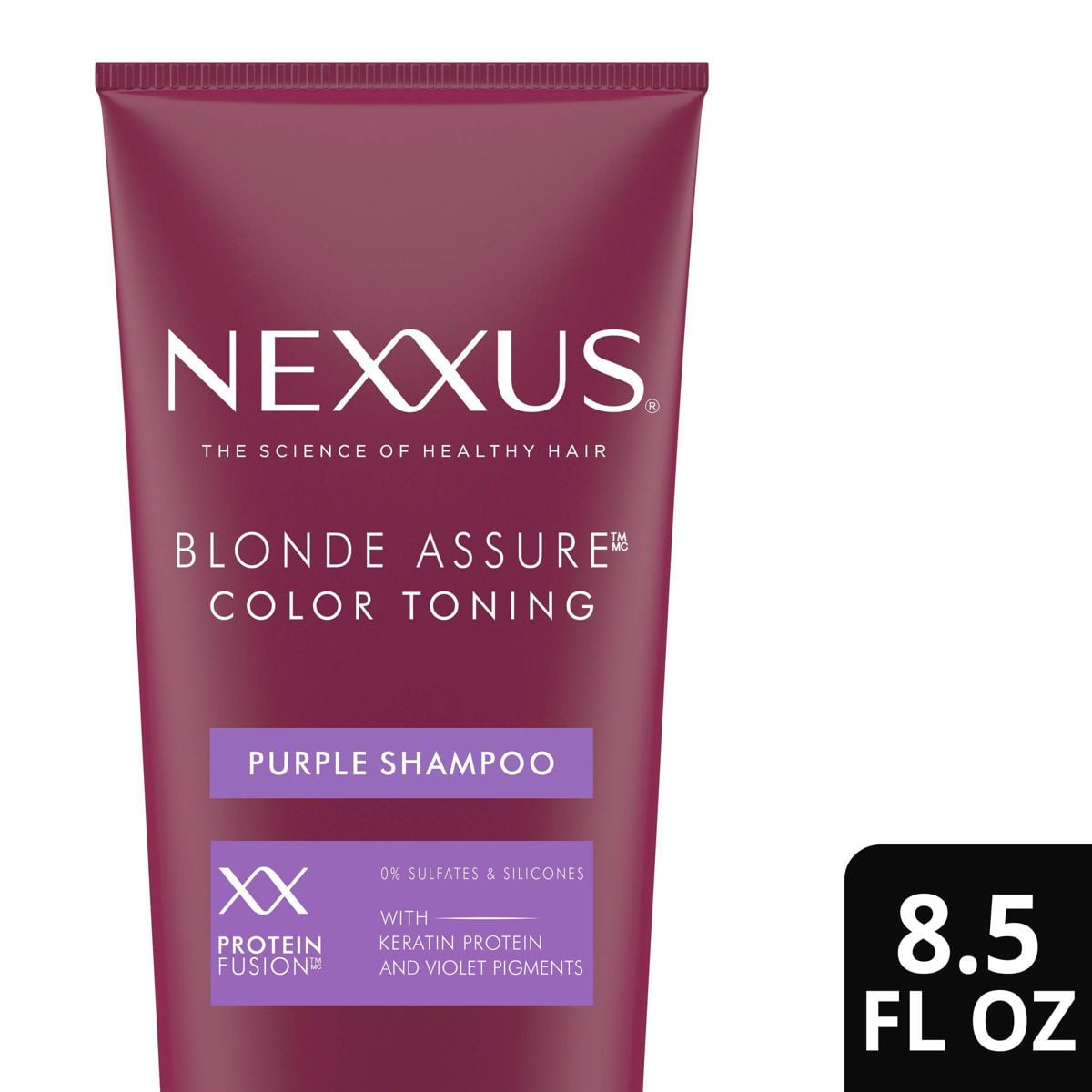 2X - Nexxus Blonde Assure Purple Shampoo Color Care Shampoo for Blonde ...