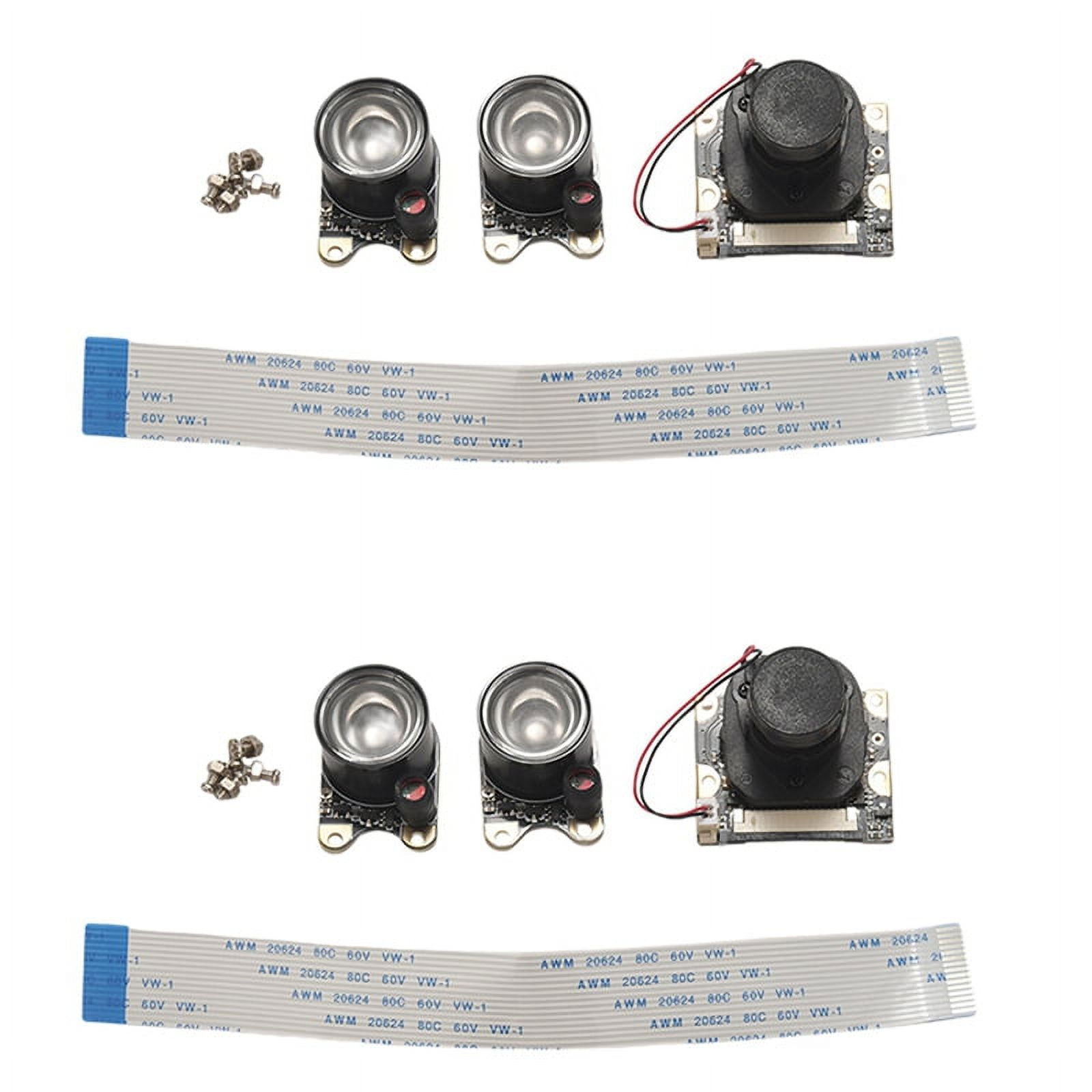 2X Night Vision Camera Module for Raspberry Pi 4, Mini 5MP 1080P HD ...