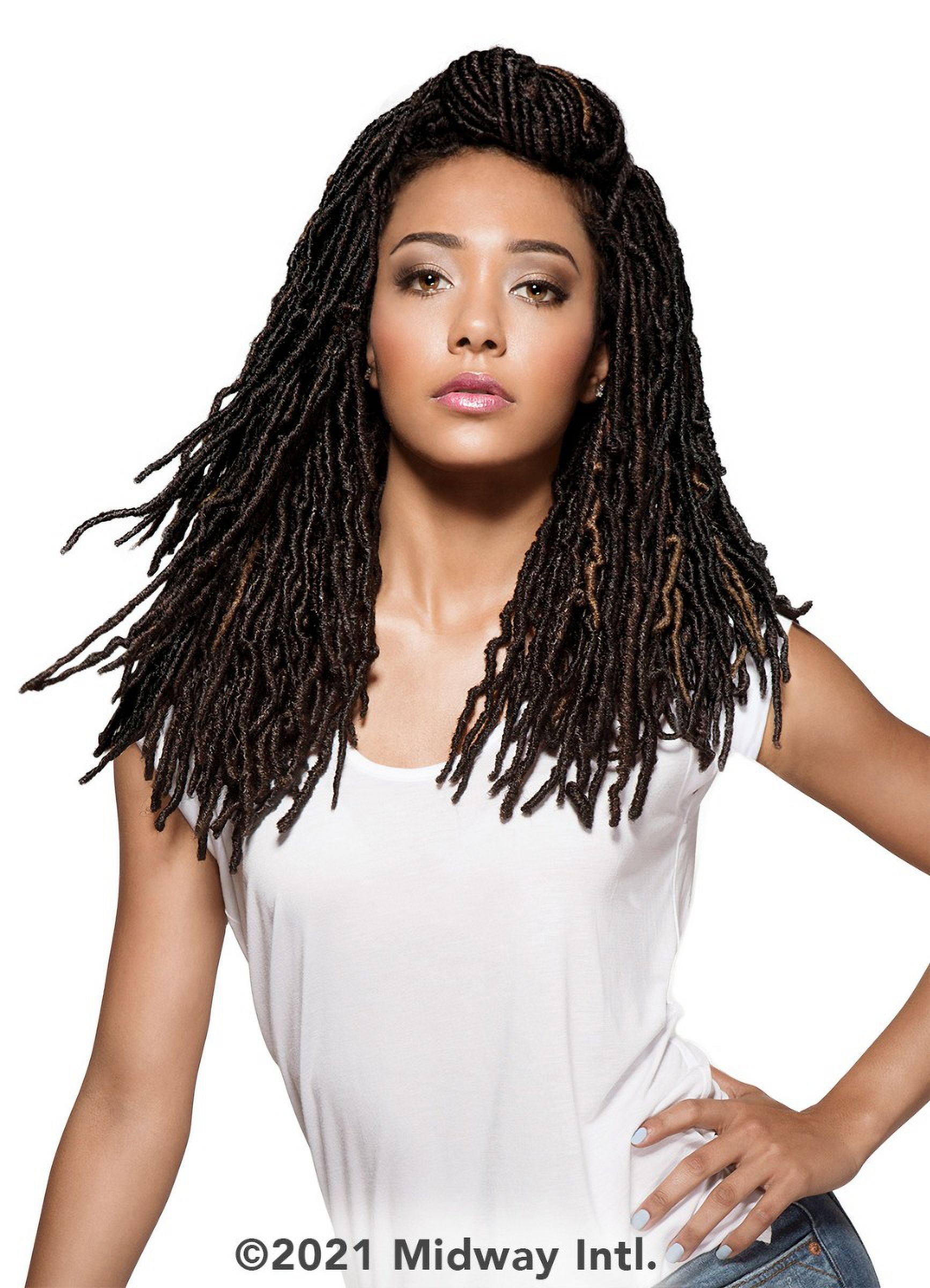 2X Nu Locs Braid By Bobbi Boss / 1B - Off Black / 14 INCH Crochet ...