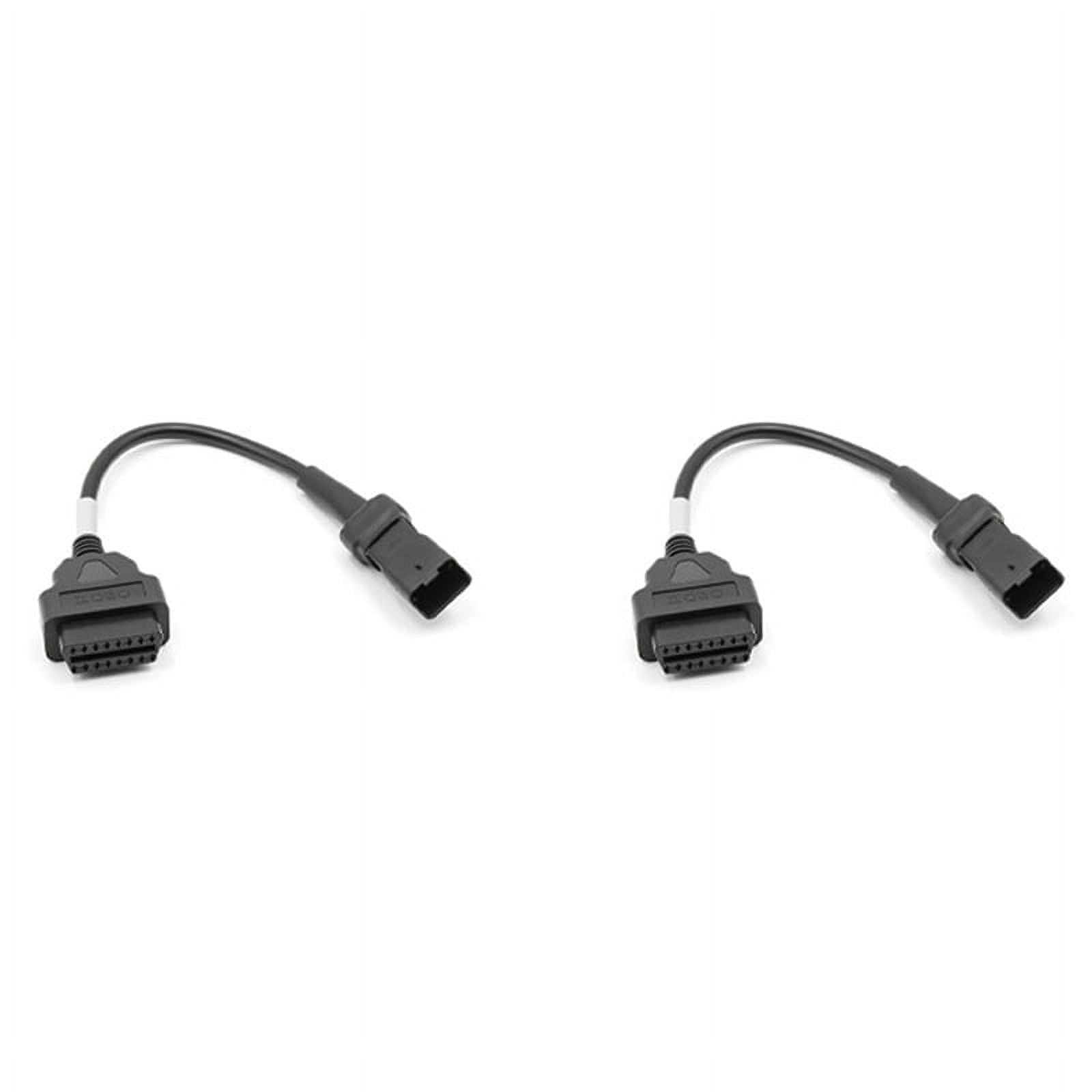 2X OBD Motorcycle Cable for 4 Pin Plug Cable Diagnostic Cable 4Pin to ...