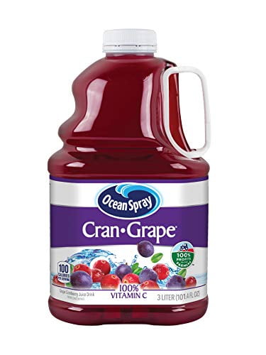 2X - Ocean Spray Cran-Grape Cranberry Grape Juice Drink, 101.4 Fl Oz ...