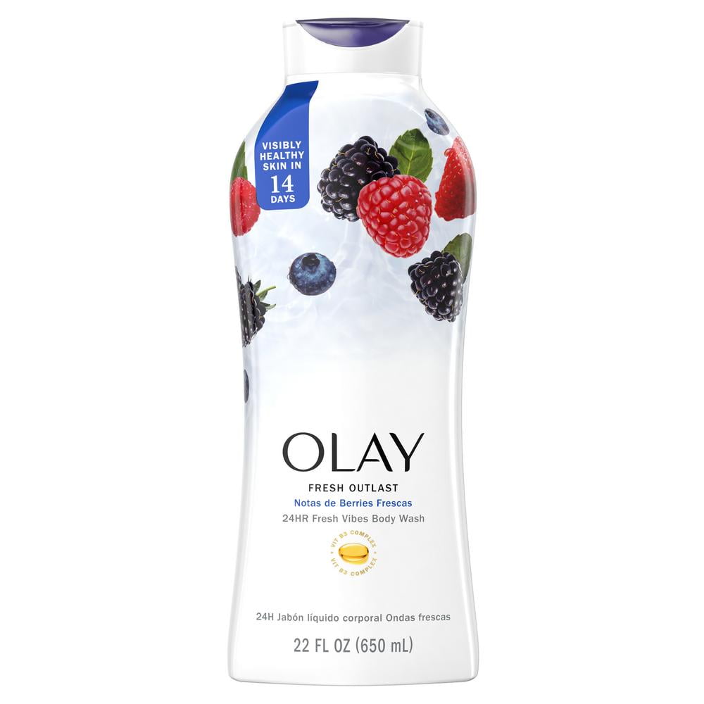 2X - Olay Fresh Outlast Body Wash - Berries Fresca 22 oz - Walmart.com