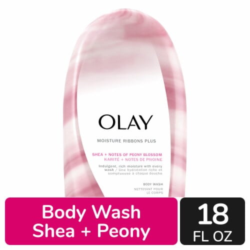 2X - Olay Moisture Ribbons Bodywash with Shea + Peony 18 fl oz ...