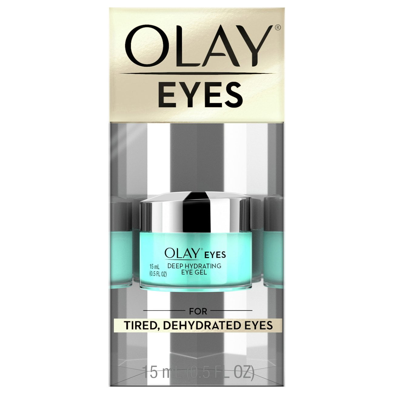 2X - Olay Olay Deep Hydrating Eye Gel with Hyaluronic Acid for Tired ...