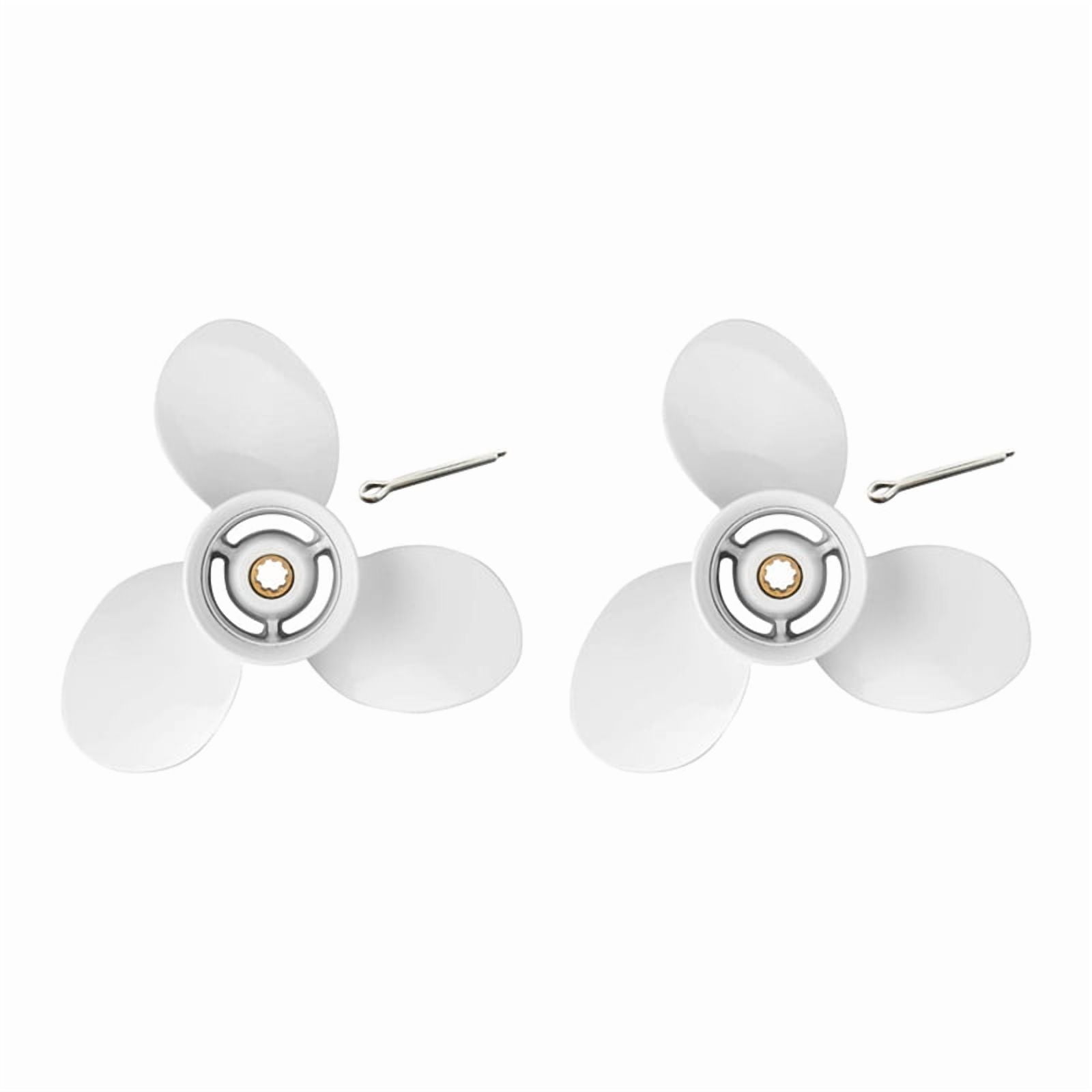 2X Outboard Propeller for 9.9Hp 15Hp 9 1/4X 9 Boat Motor Screw Ship ...