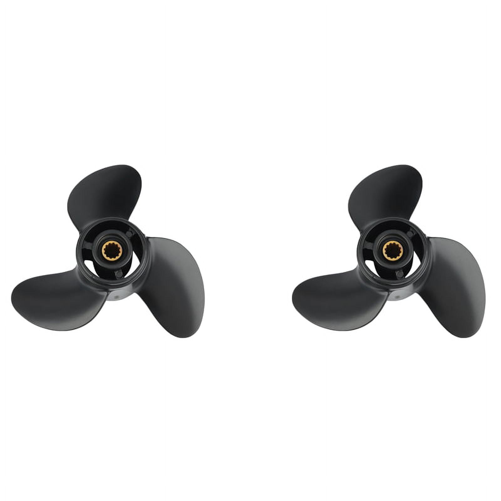 2X Outboard Propeller for Mercury Mariner 4Hp 5Hp 6Hp 7.8X9 Boat Screw ...