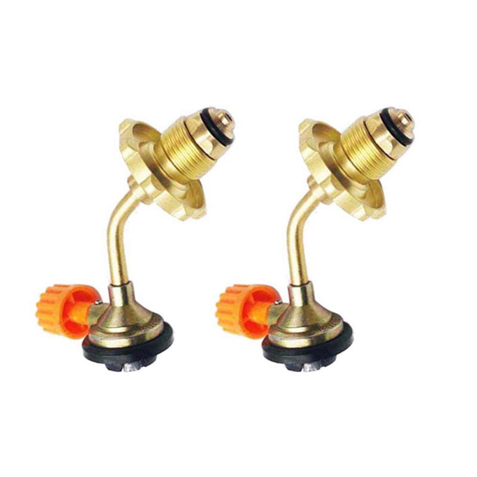 2X Outdoor Portable Camping Gas Cylinder Tank Filler Connector Adapter ...
