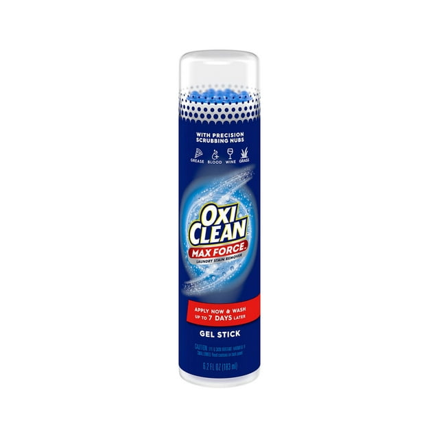 2X - OxiClean Max Force Laundry Stain Remover Gel Stick 6.2 oz ...