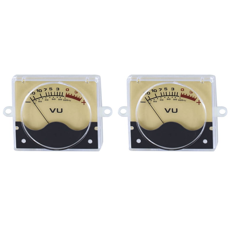 2X P-55SI High Precision VU Meter DB Meter Amplifier Audio Panel Level ...