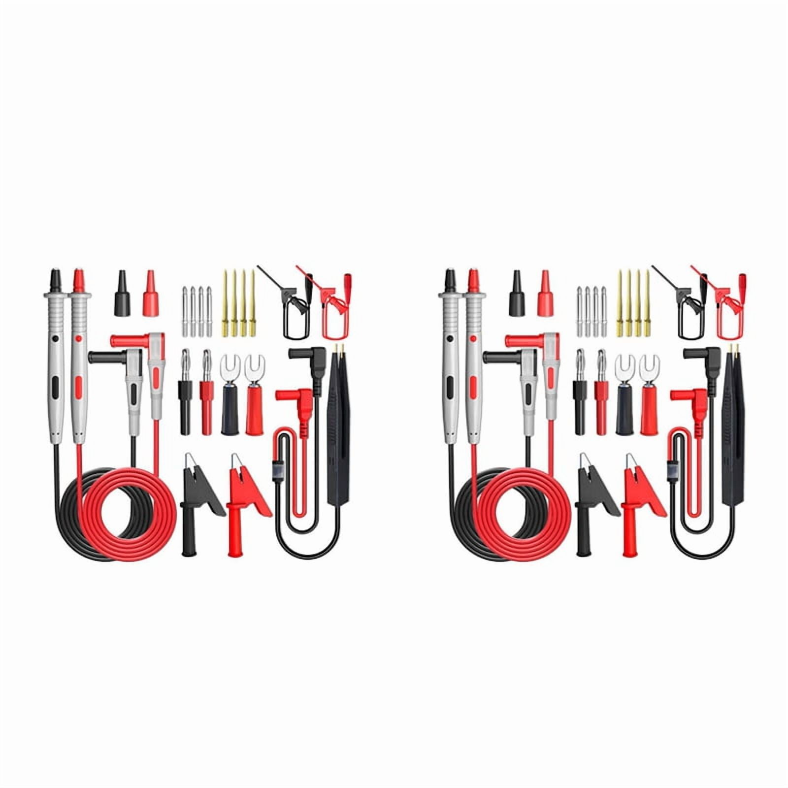 2X P1503E Series Universal Multimeter Probe Test Leads Kit Replacement ...