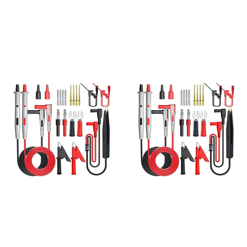 2X P1503E Series Universal Multimeter Probe Test Leads Kit Replacement ...