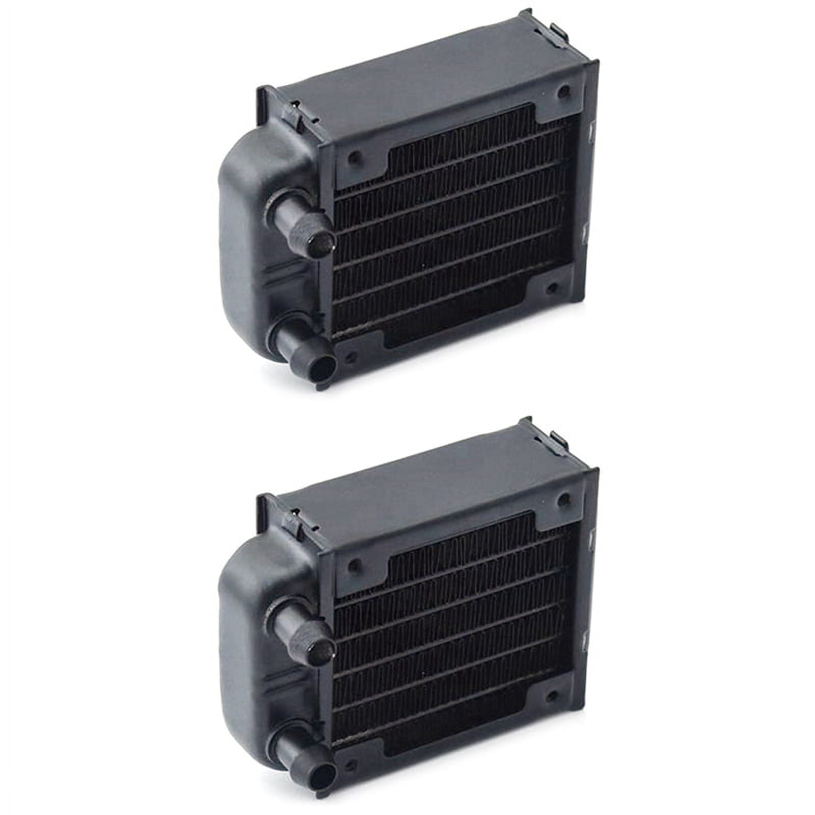 2X PC Water Cooling Aluminum Radiator Multi-Channels 60mm for Computer ...