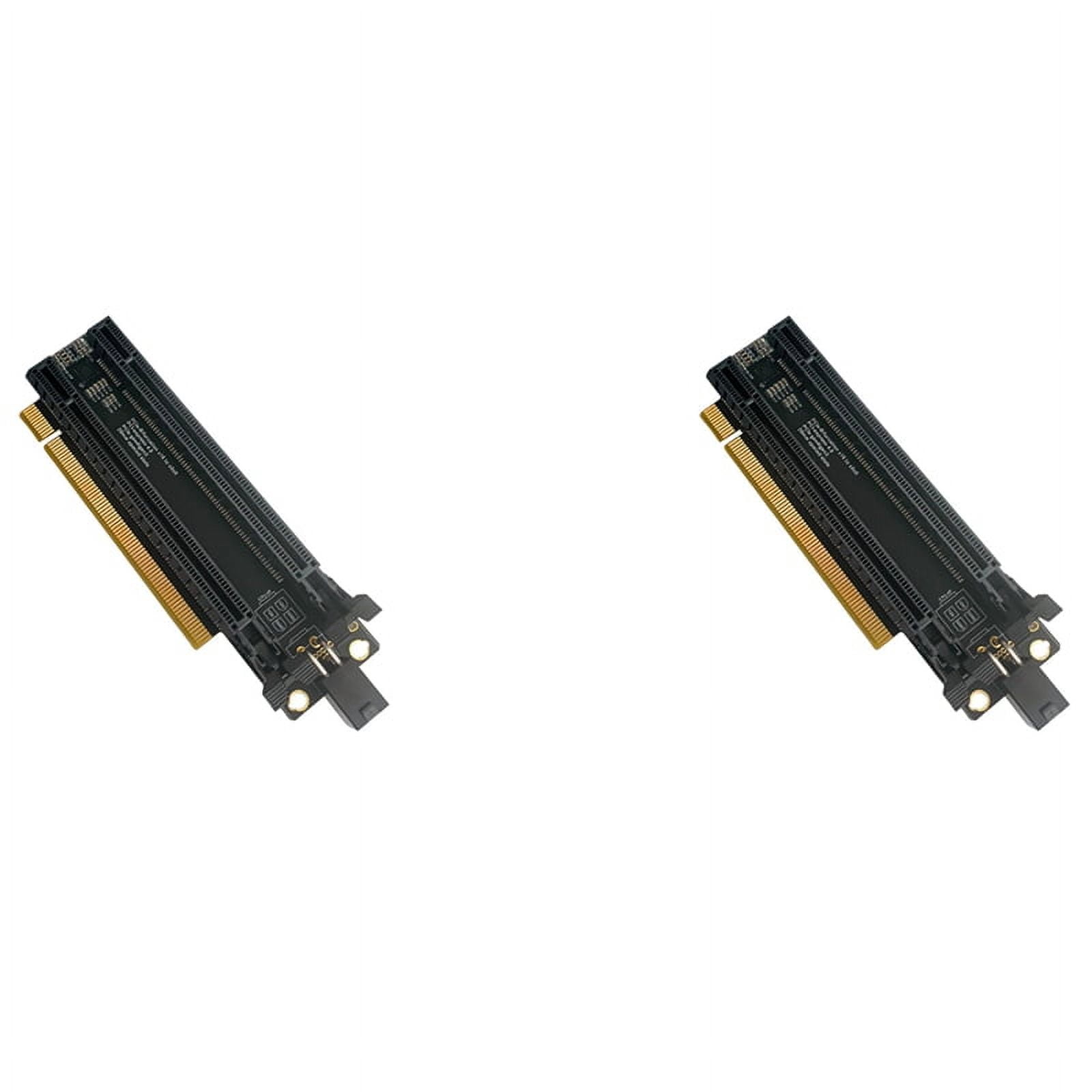 2X PCI-E 4.0 X16 1 to 2 Expansion Card Gen4 Split Card PCIe-Bifurcation ...