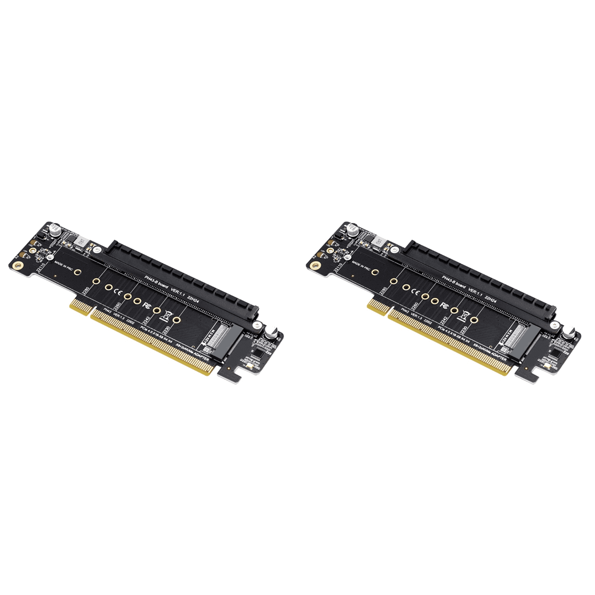 2X PCIE 4.0 Channel Splitter Expansion Riser Card 8+4+4Hyper Ultra VROC ...