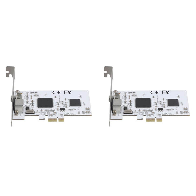 2X PCIE Expansion Card PCIE to AV Surveillance HD 640X480 Resolution ...
