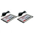 2X PCMCIA to USB 2.0 CardBus 2 Port 480M Card Adapter for Laptop PC ...